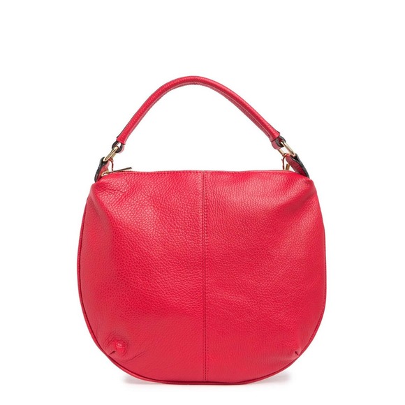 Giulia Massari | Bags | Giulia Massari Top Handle Pebbled Leather Bag ...